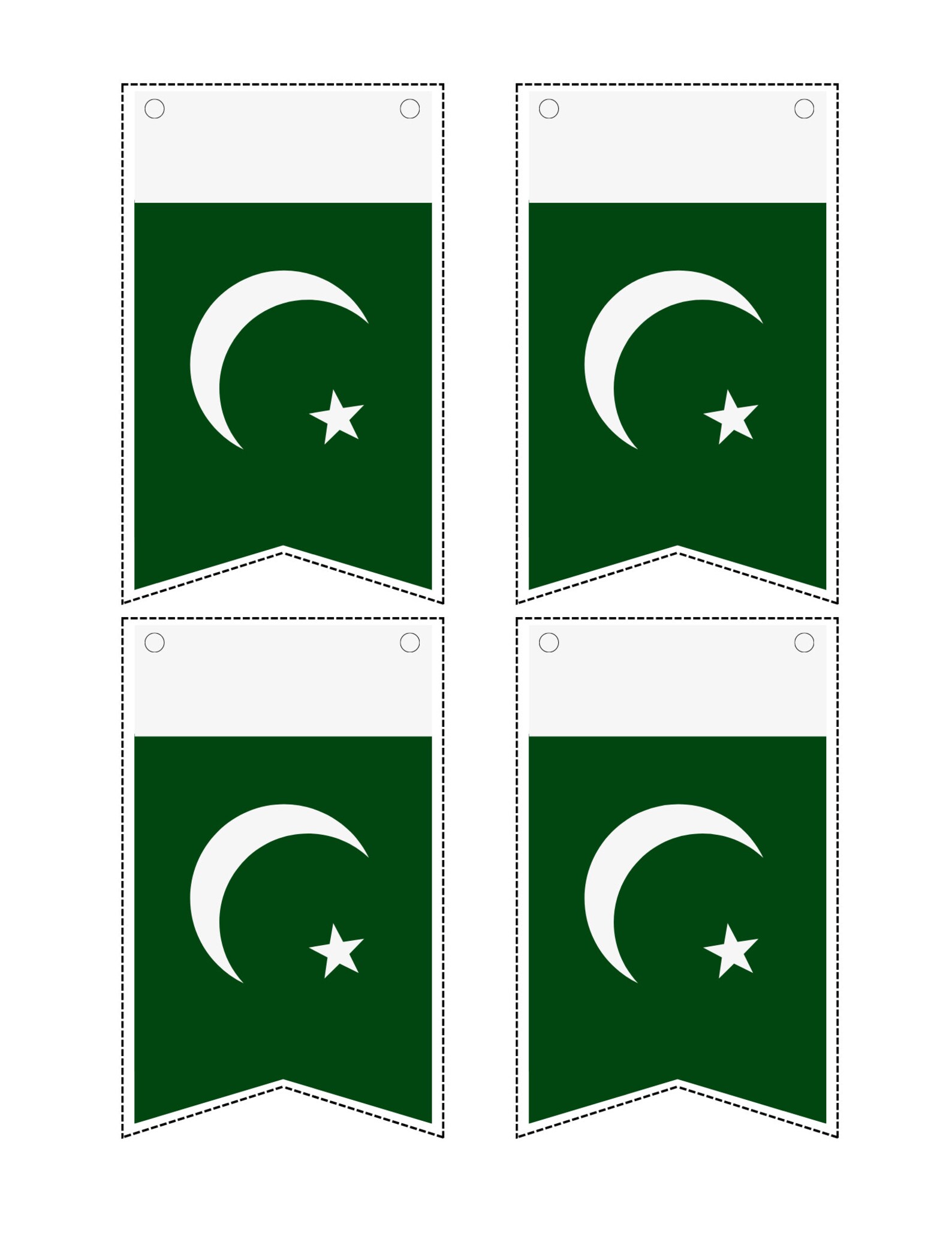 Printables!~ Pakistan Independence Day Decor! Printable Decorations for ...