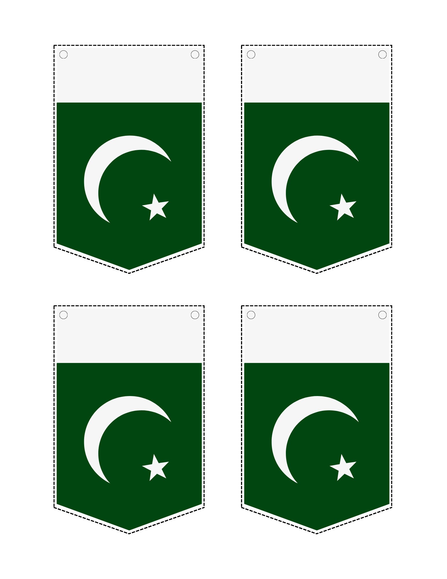 Printables!~ Pakistan Independence Day Decor! Printable Decorations for ...