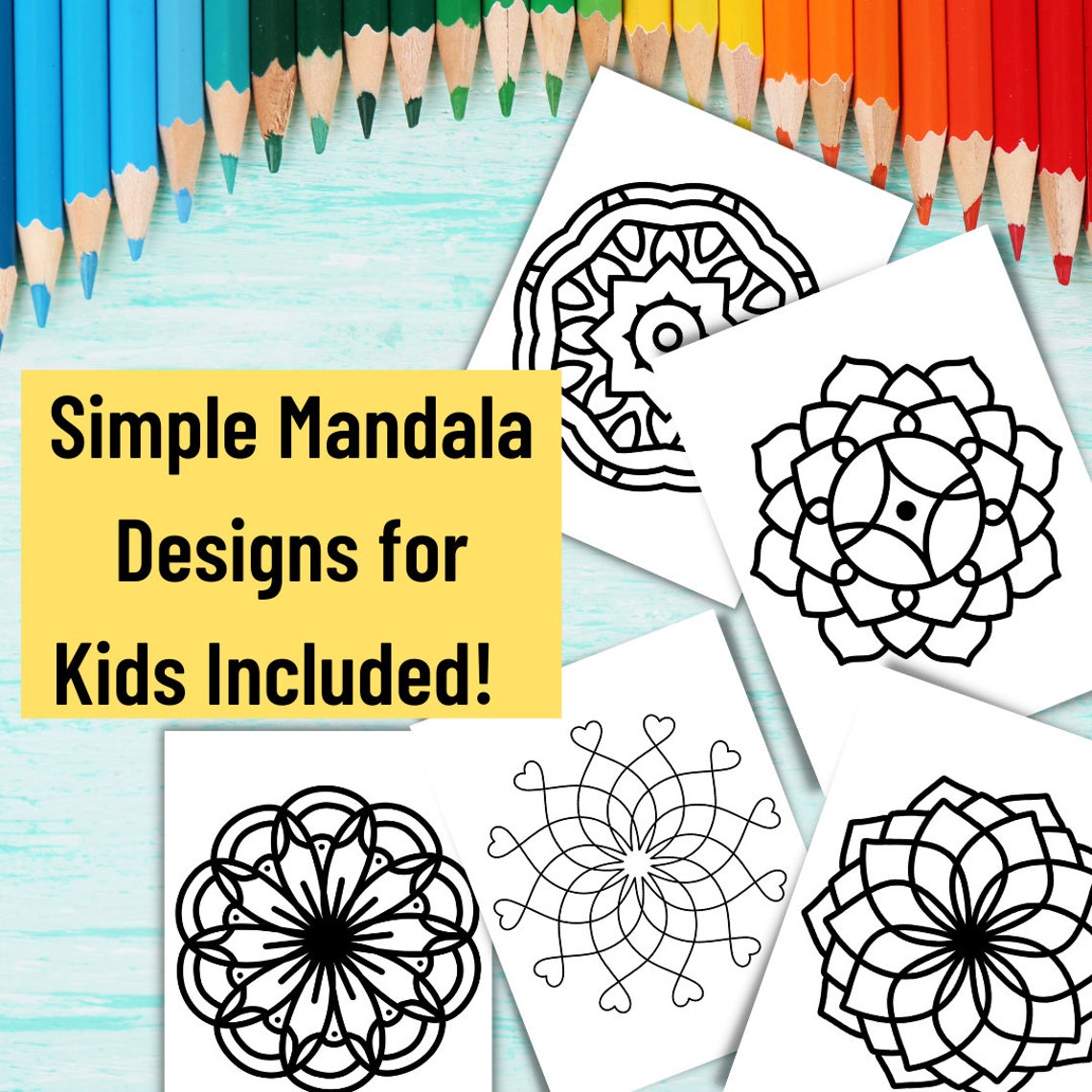 Over 150 Mandala Designs Printable Mandala Designs Adults & Kids ...
