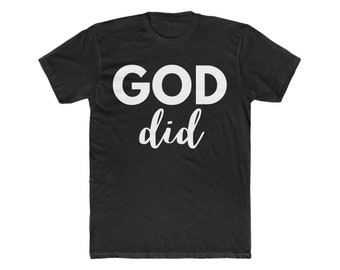 God Did Shirt - Etsy