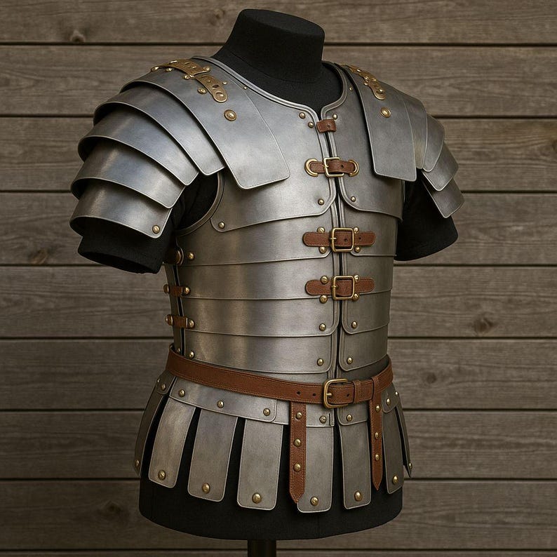 Roman Lorica Segmentata: Medieval Steel Armor, LARP Cosplay Costume - Etsy