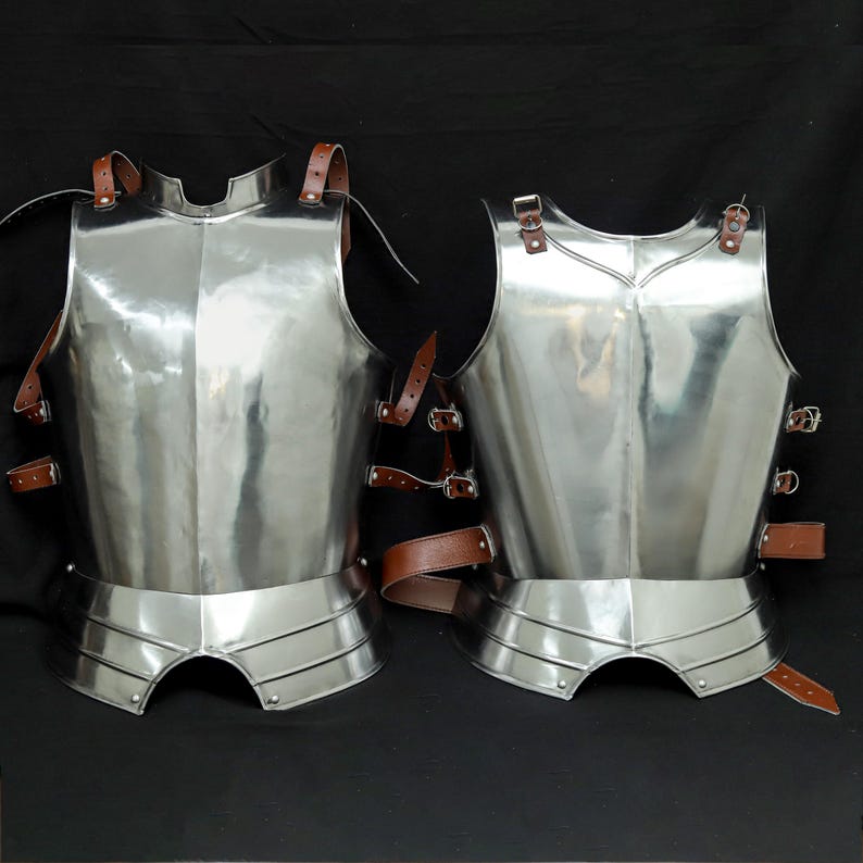 Handmade Women's Full Plate Armor Suit: 22-gauge Steel Knight Costume ...
