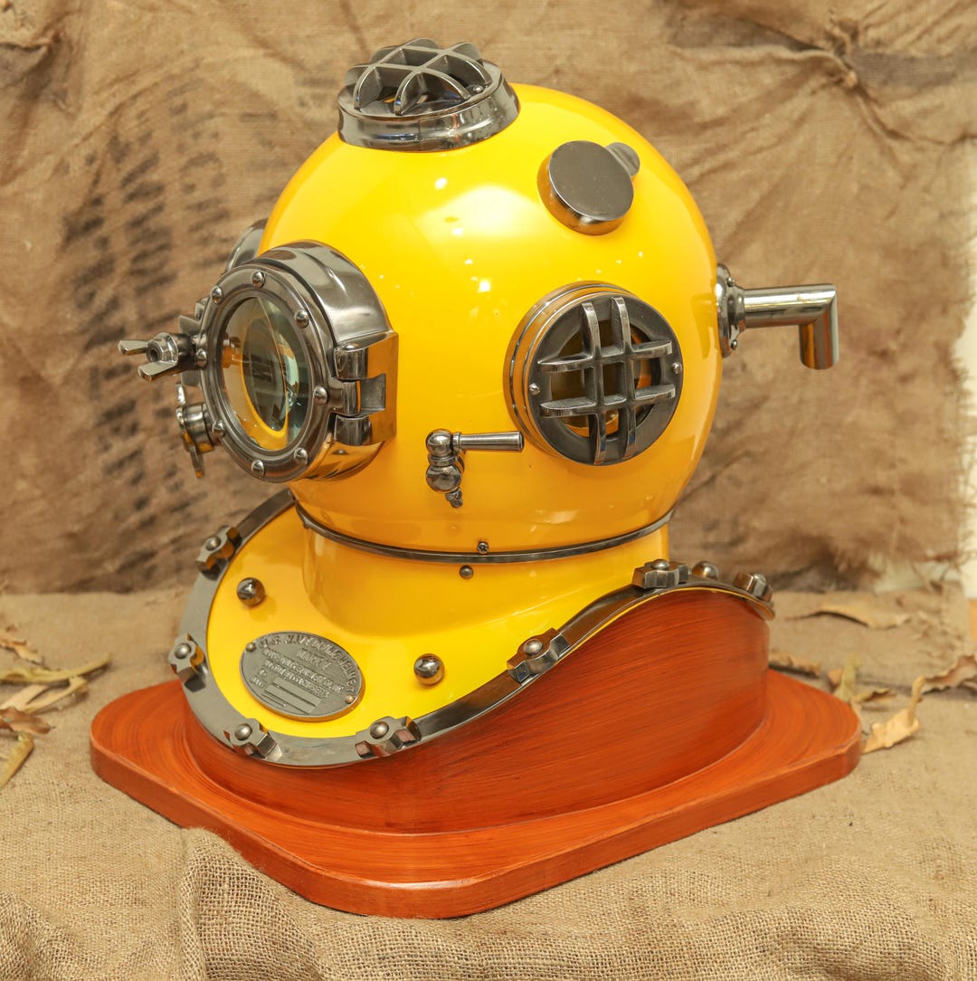 Scuba Diving Helmet – Nautical Deep-sea Diver Replica | Maritime Home ...
