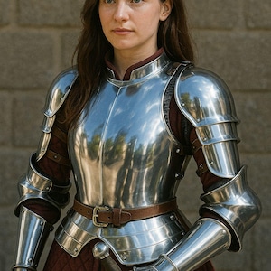 Women's Medieval Full Plate Armor Suit | 22 Gauge Mild Steel | Handmade ...