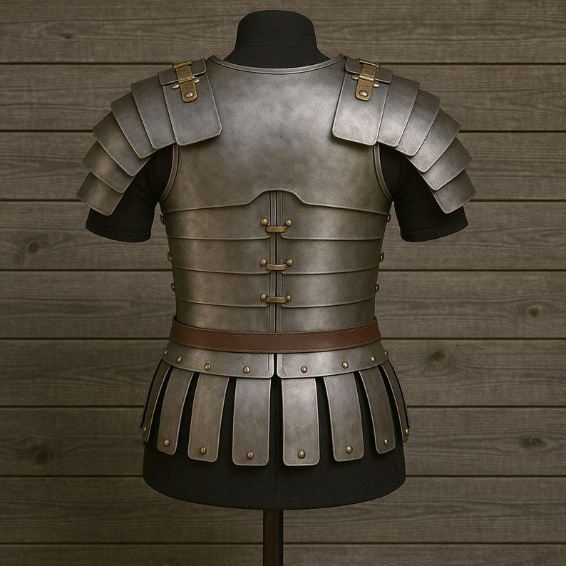 Roman Legionary Armor Jacket | Medieval Warrior Steel Lorica Segmentata ...