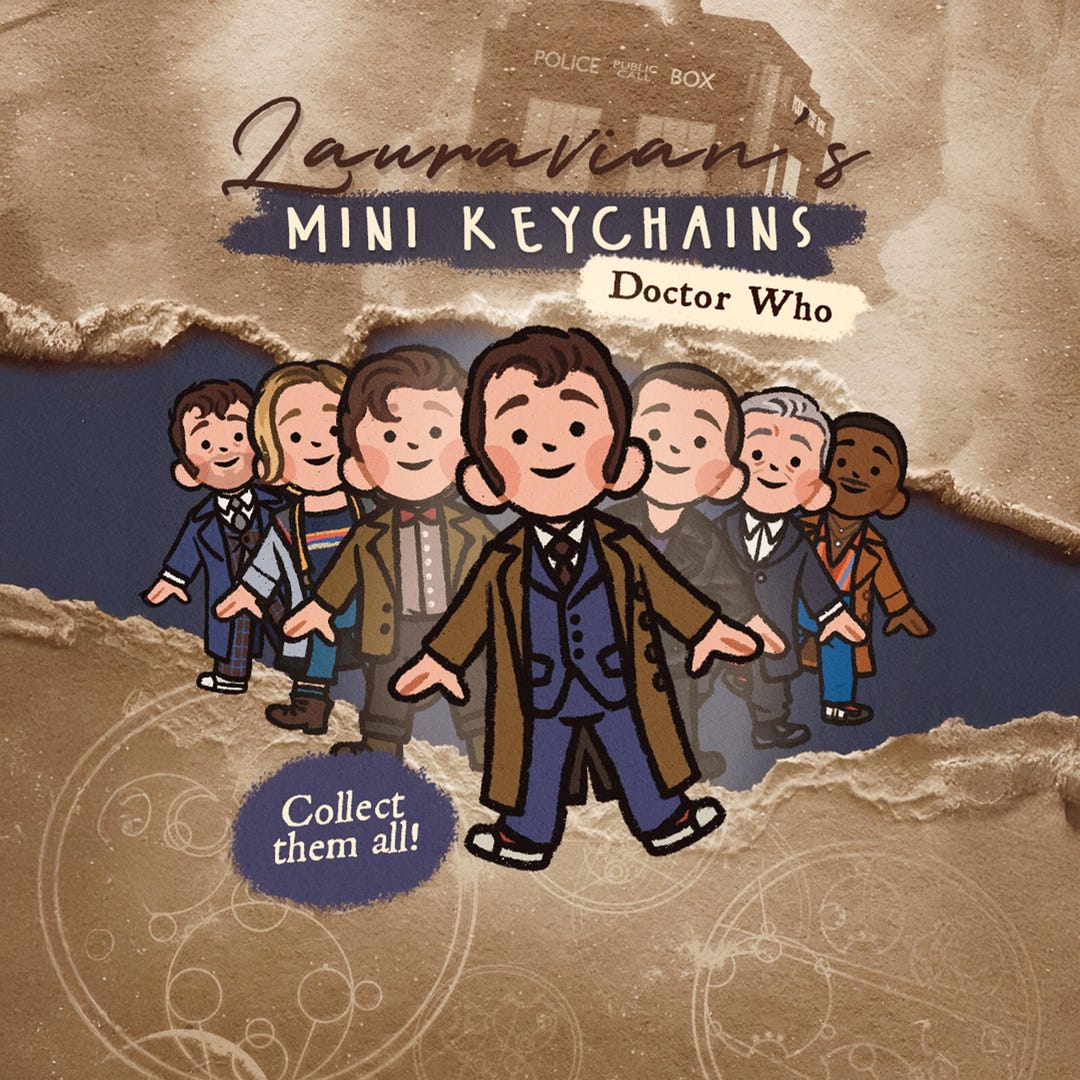 Doctor Who | Mini Keychains | Blind Bag - Etsy