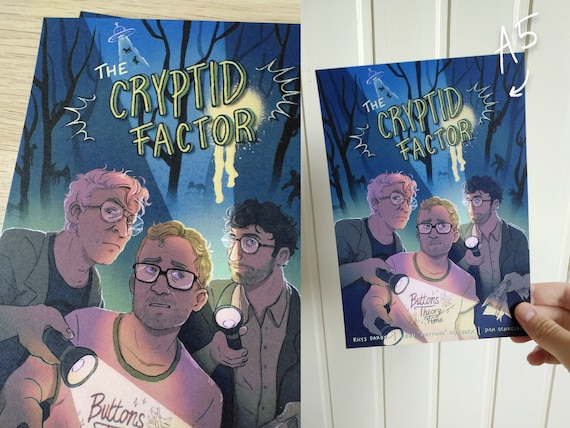 The Cryptid Factor Podcast Print - Etsy