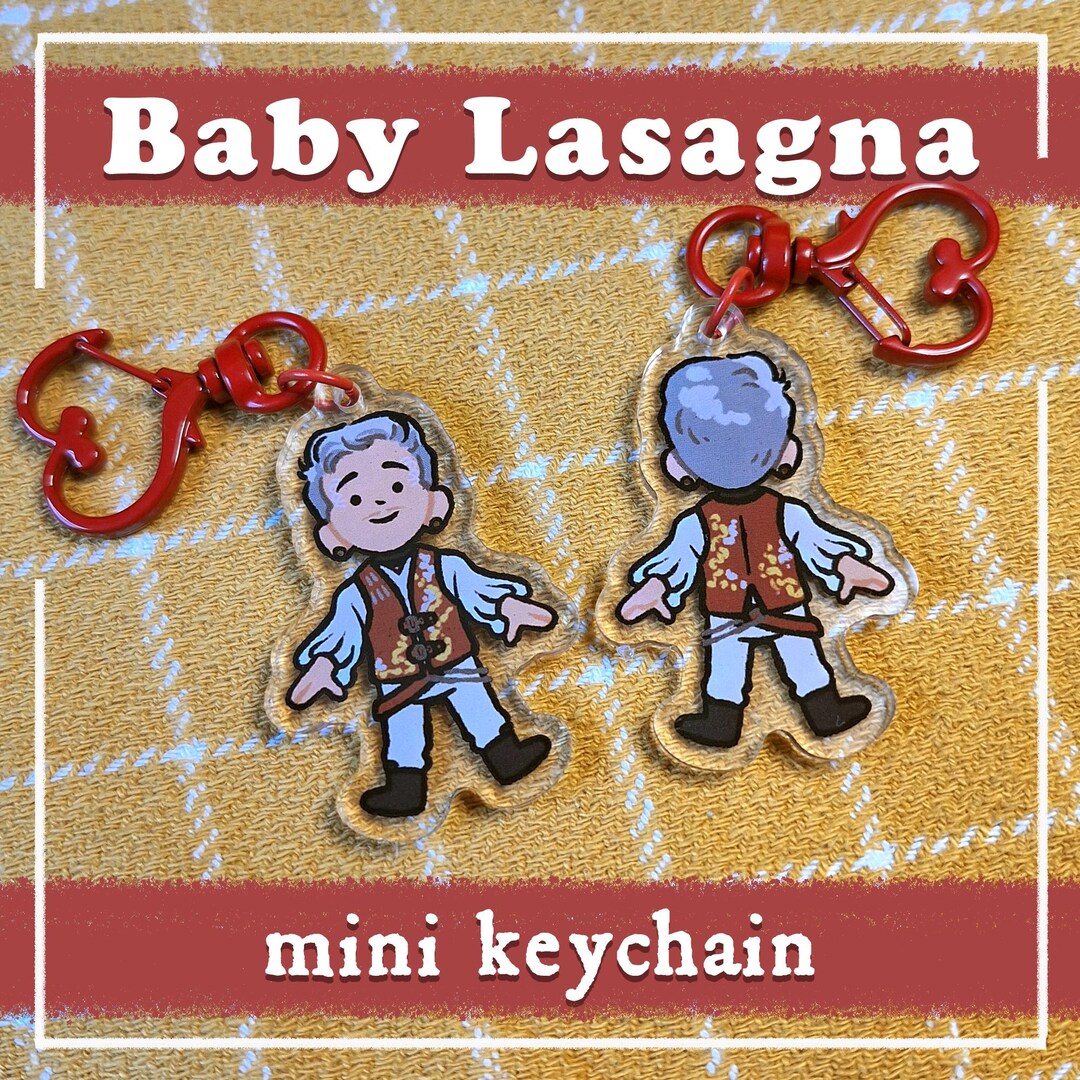 Baby Lasagna | Eurovision | Mini Keychain - Etsy