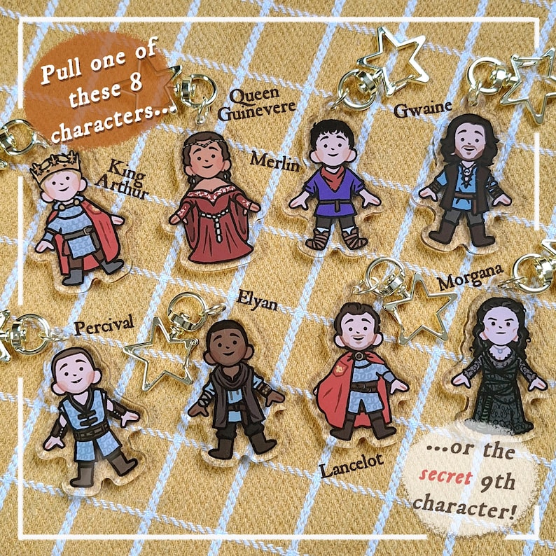Merlin | Mini Keychains SERIES 2 | Blind Bag - Etsy
