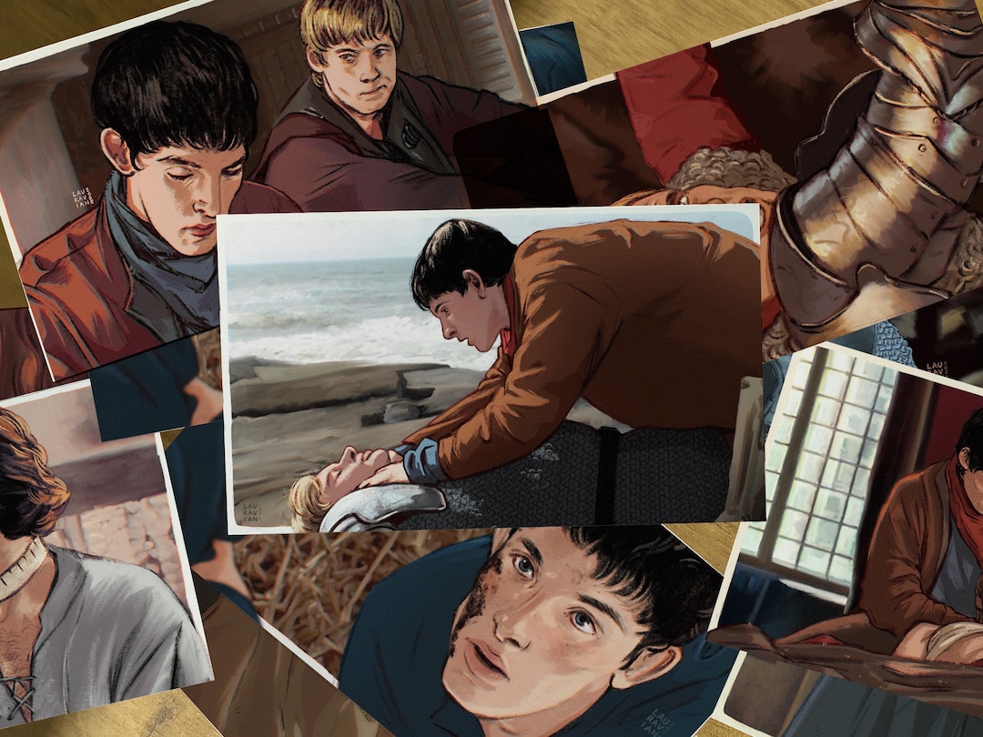 Merlin | Art Prints | Episodes Screencap Redraws - Etsy