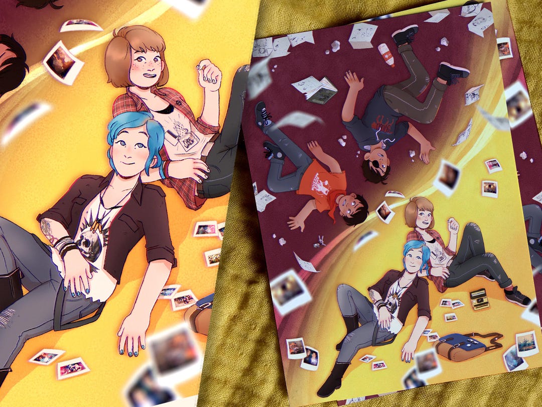 Life is Strange | Art Print | Max, Chloe, Sean & Daniel - Etsy