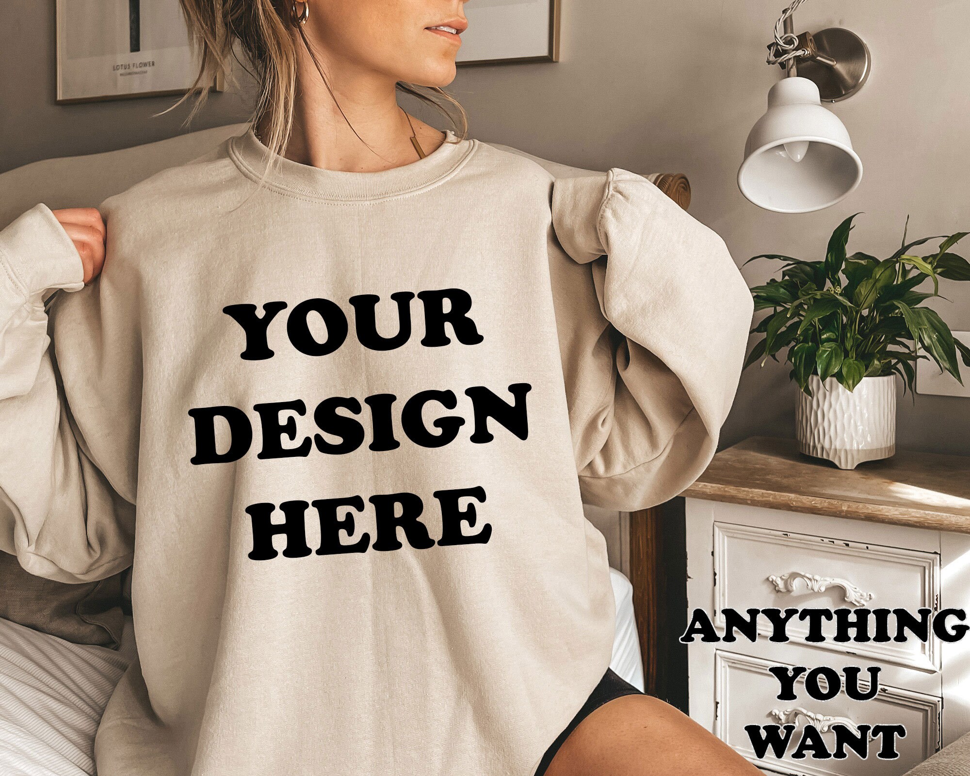 Custom Design Sweatshirt Your Design Sweatshirt Anything You - Etsy
