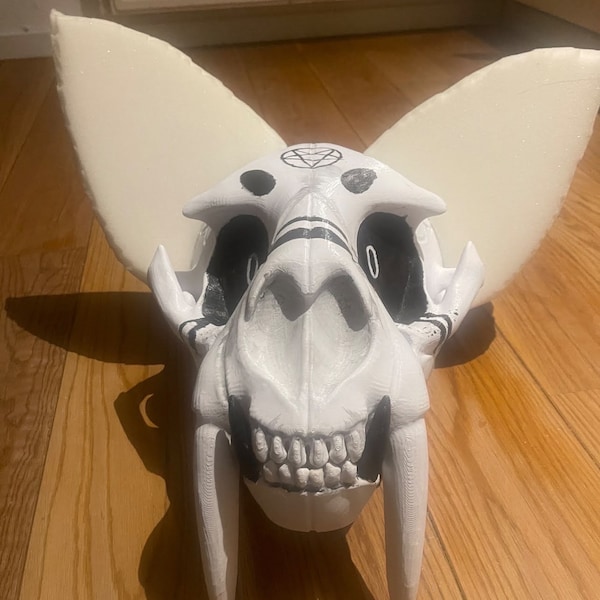 Skull Dog Mask - Etsy