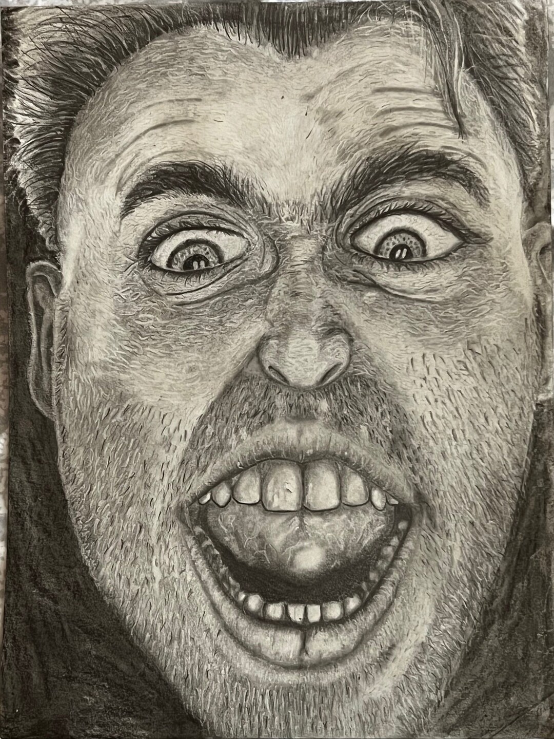 Framed Pencil Drawing, 9x12 Portrait, Digital Print - Etsy