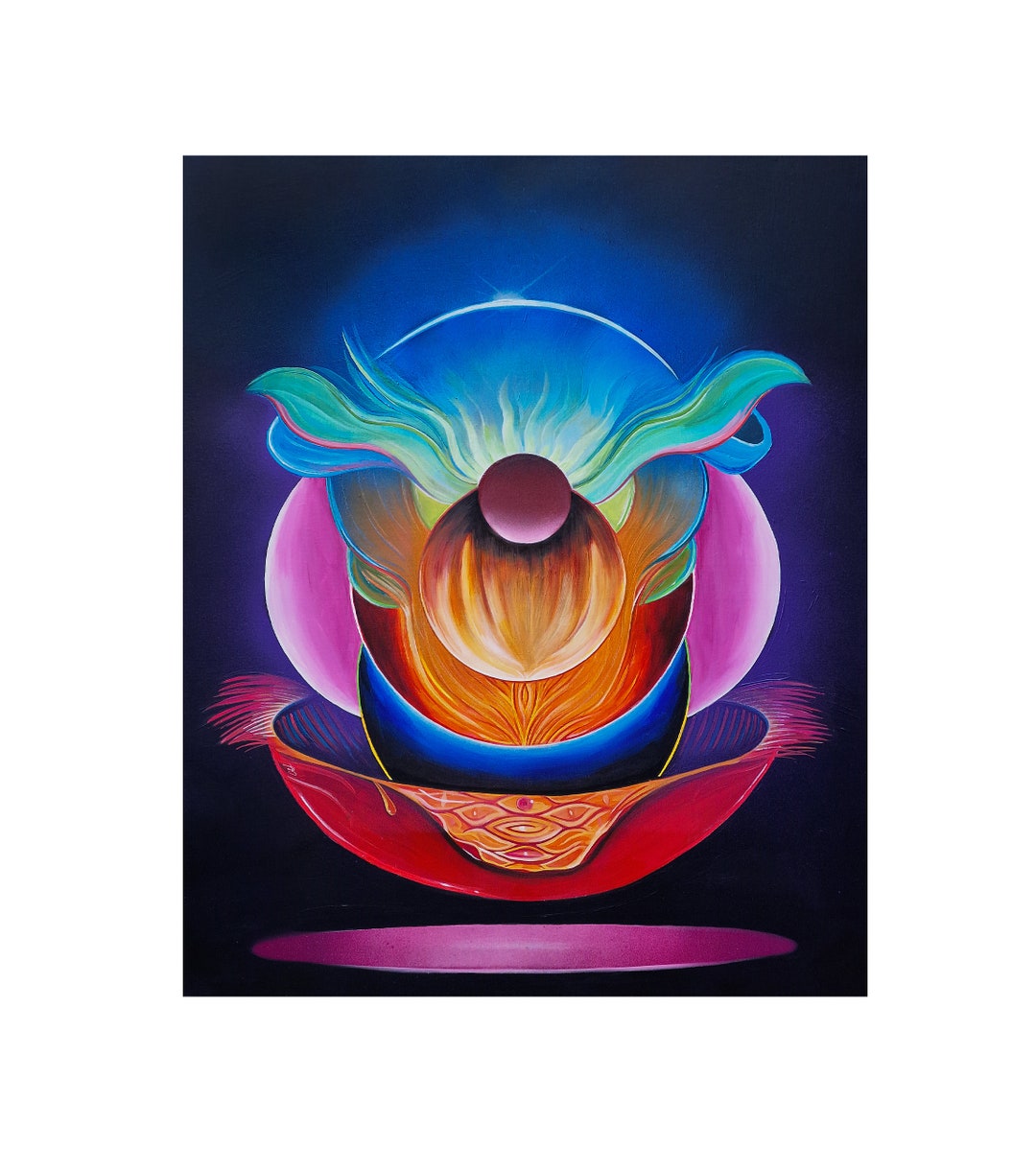 Allatra, Limited Edition Art Print, Spiritual Art, Acrylic Painting ...