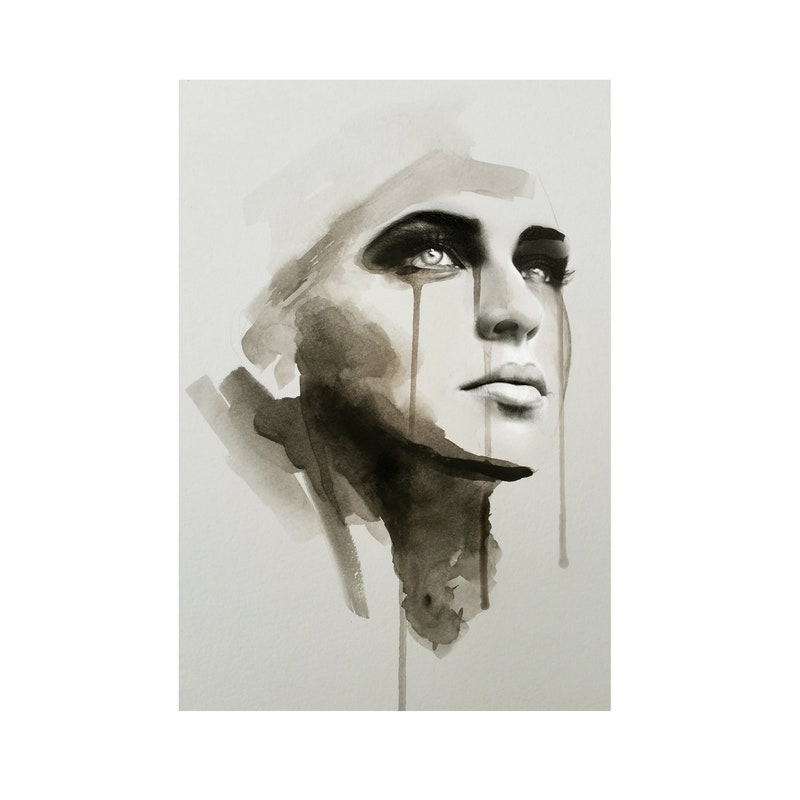 Crying Face Painting - Etsy