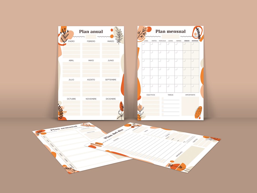 Printable Planners Pack Pretty Sheets/ PDF Planner / Downloadable ...