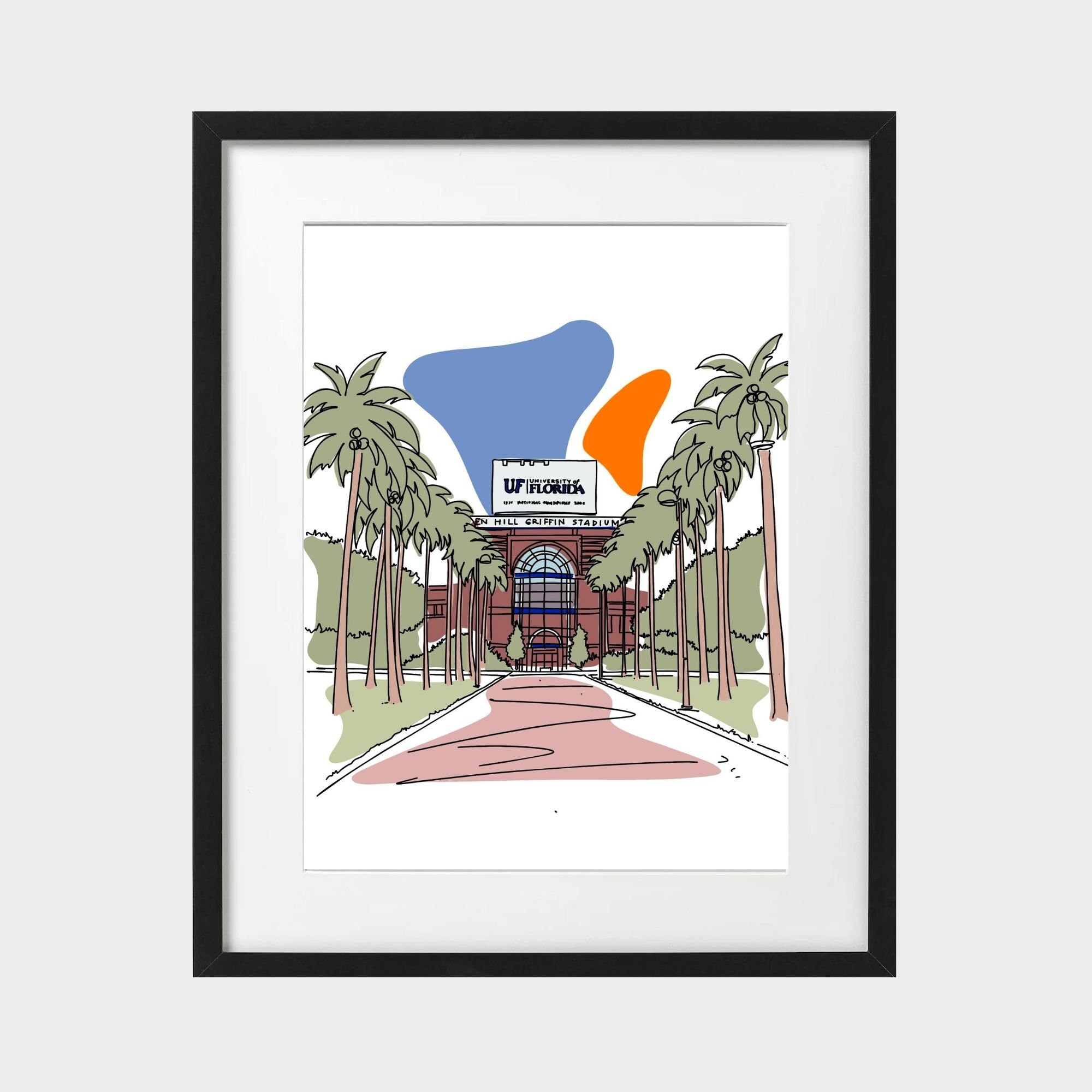 University of Florida Wall Art Prints, Set of 3, Century Tower Print ...