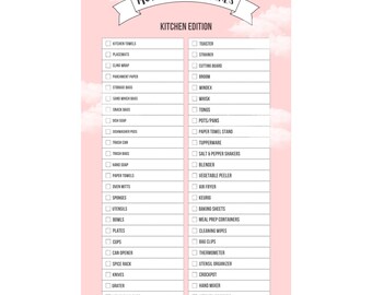 Move Out Essentials Kitchen Edition - Etsy