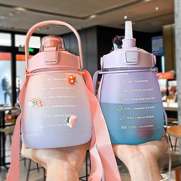 Gradient Water Bottle - Etsy