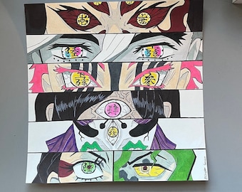 Upper Moons Demon Slayer - Etsy