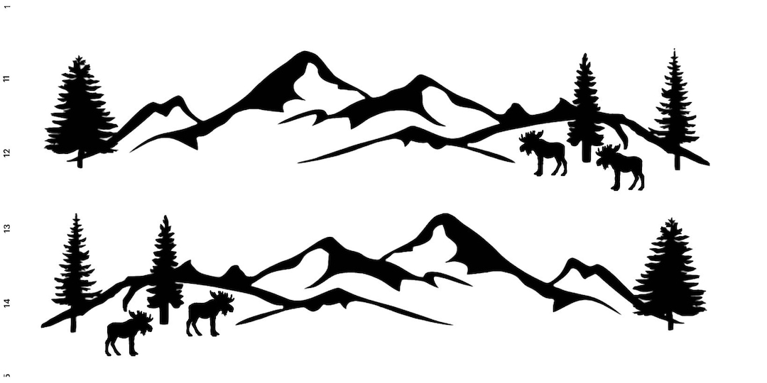 Mountain Vehicle Decal - Etsy