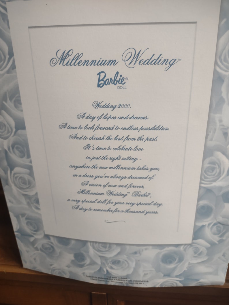 Millennium Wedding Barbie - Etsy