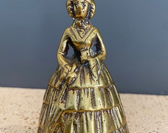 Vintage Welsh , Lady, Brass Bell ,gift - Etsy