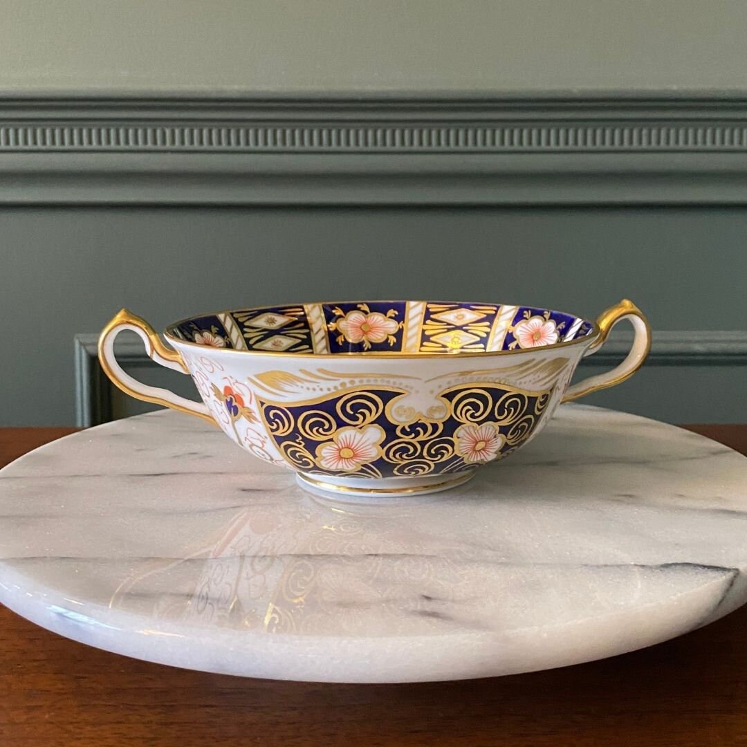 Set of 8 Royal Crown Derby Traditional Imari 2451 Pattern Double ...