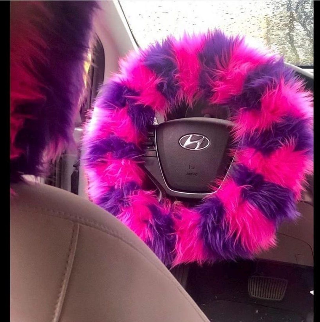 Customizable(multicolor) - 2 Peice Faux Fur Car Set - Etsy