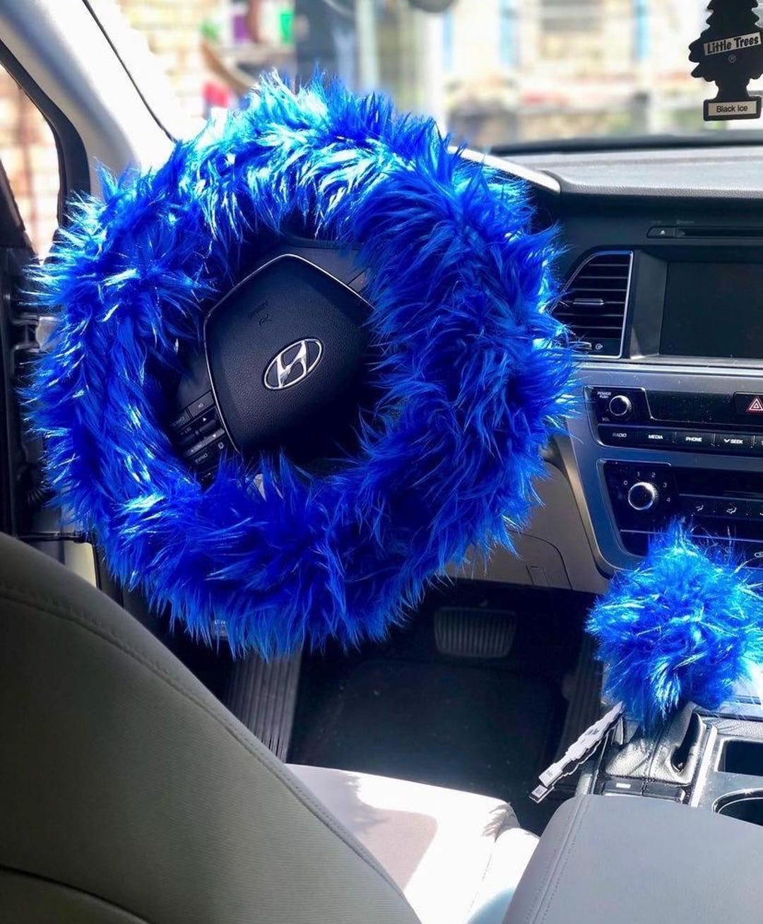 2 Peice Faux Fur Car Set - Etsy