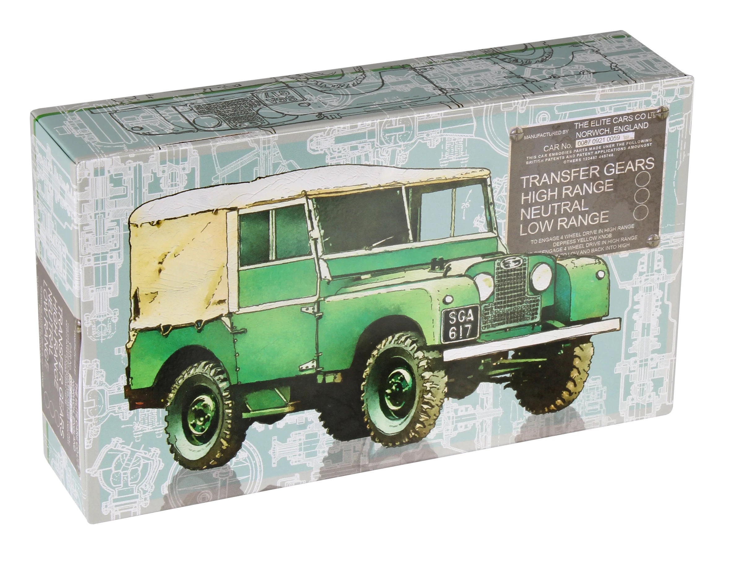 Vintage Land Rover Hinged Tin - Etsy