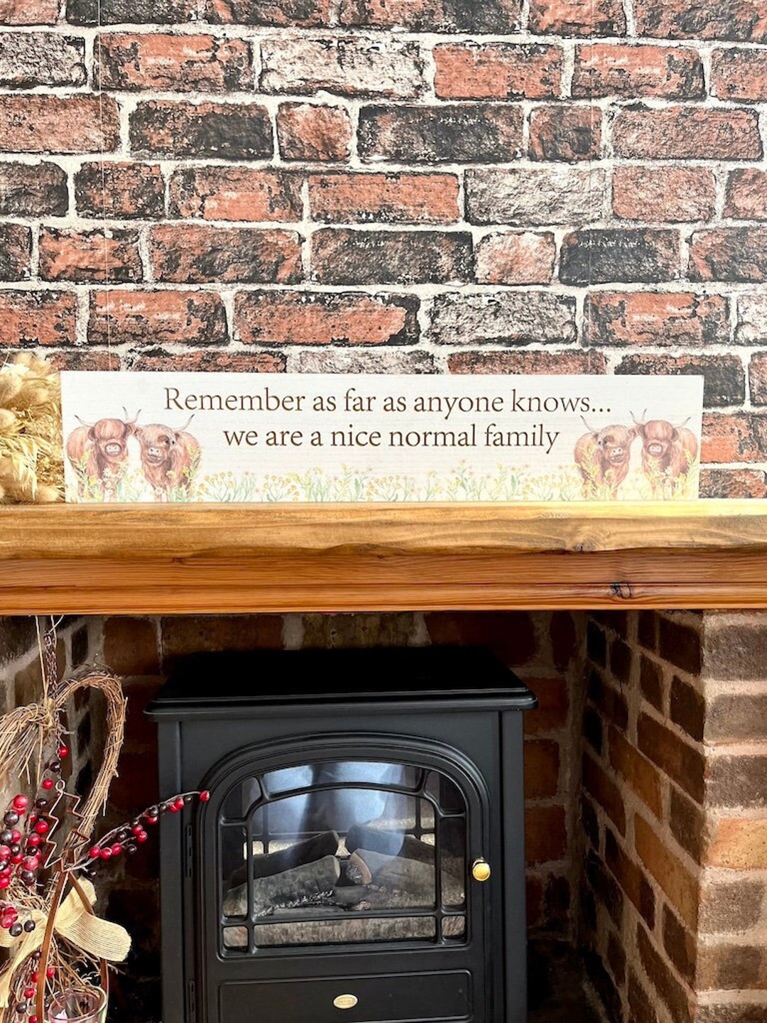 Highland Cow Plaque | Country Style Signs | Gifts for Family ...