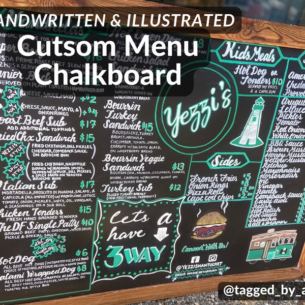 Menu Board - Etsy