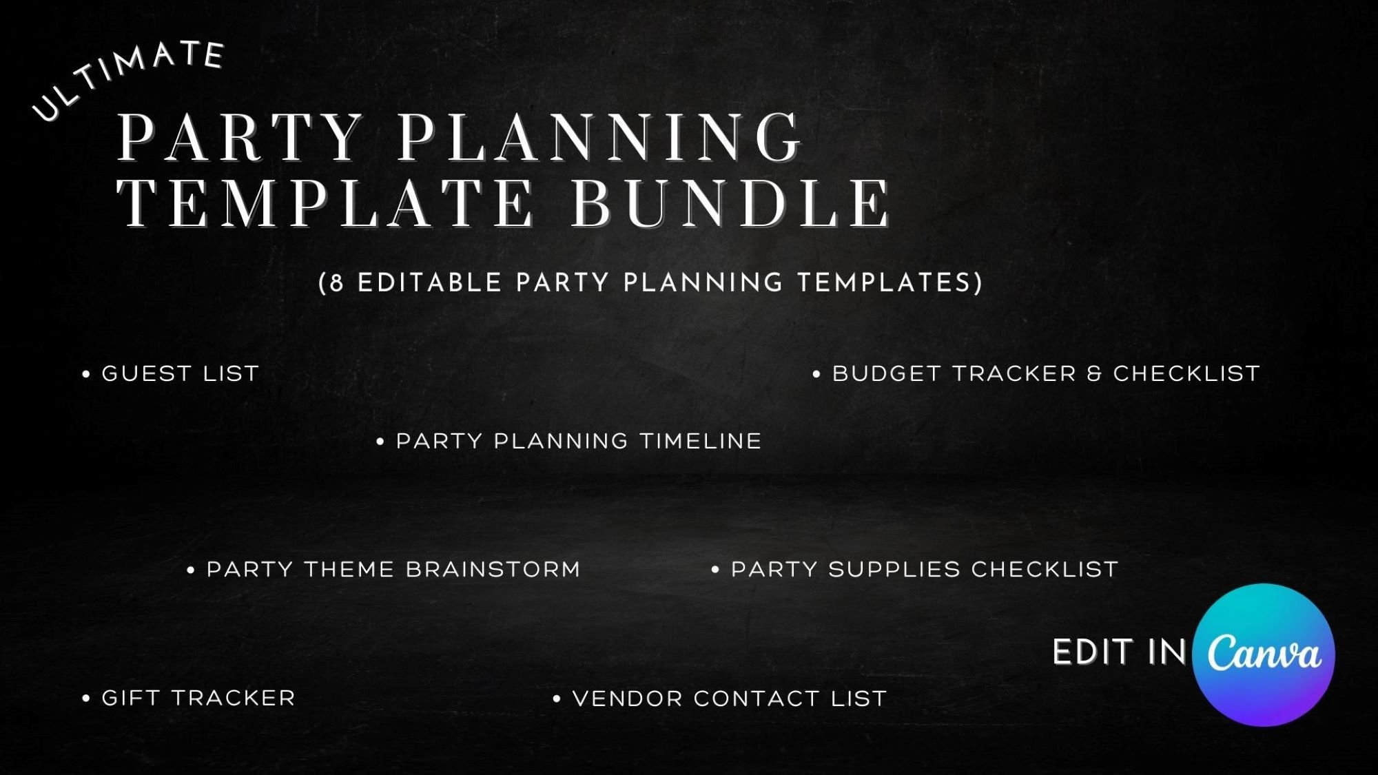 Ultimate Party Planning Templates printable - Etsy