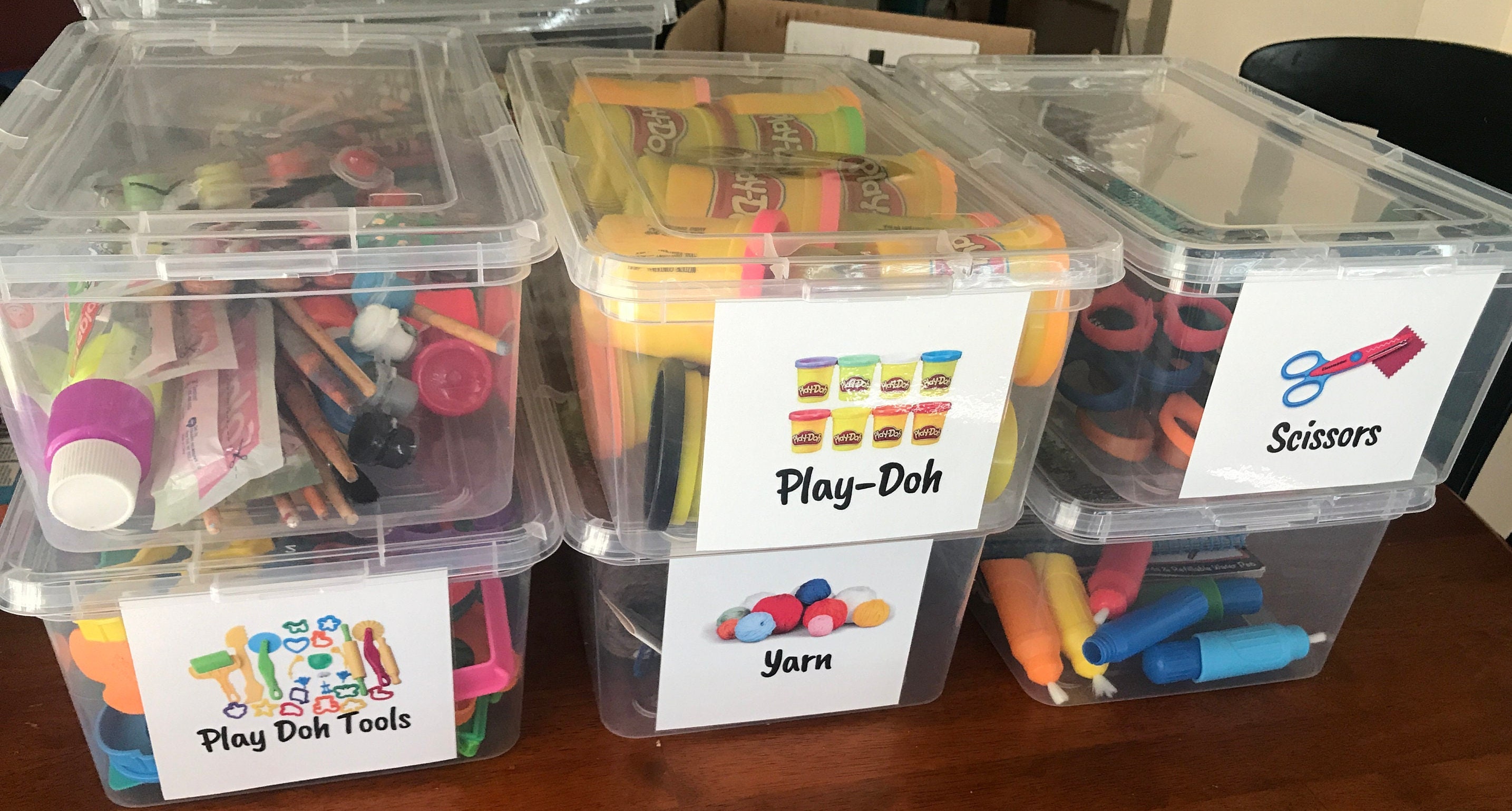 Art Supply Bin Labels - Etsy