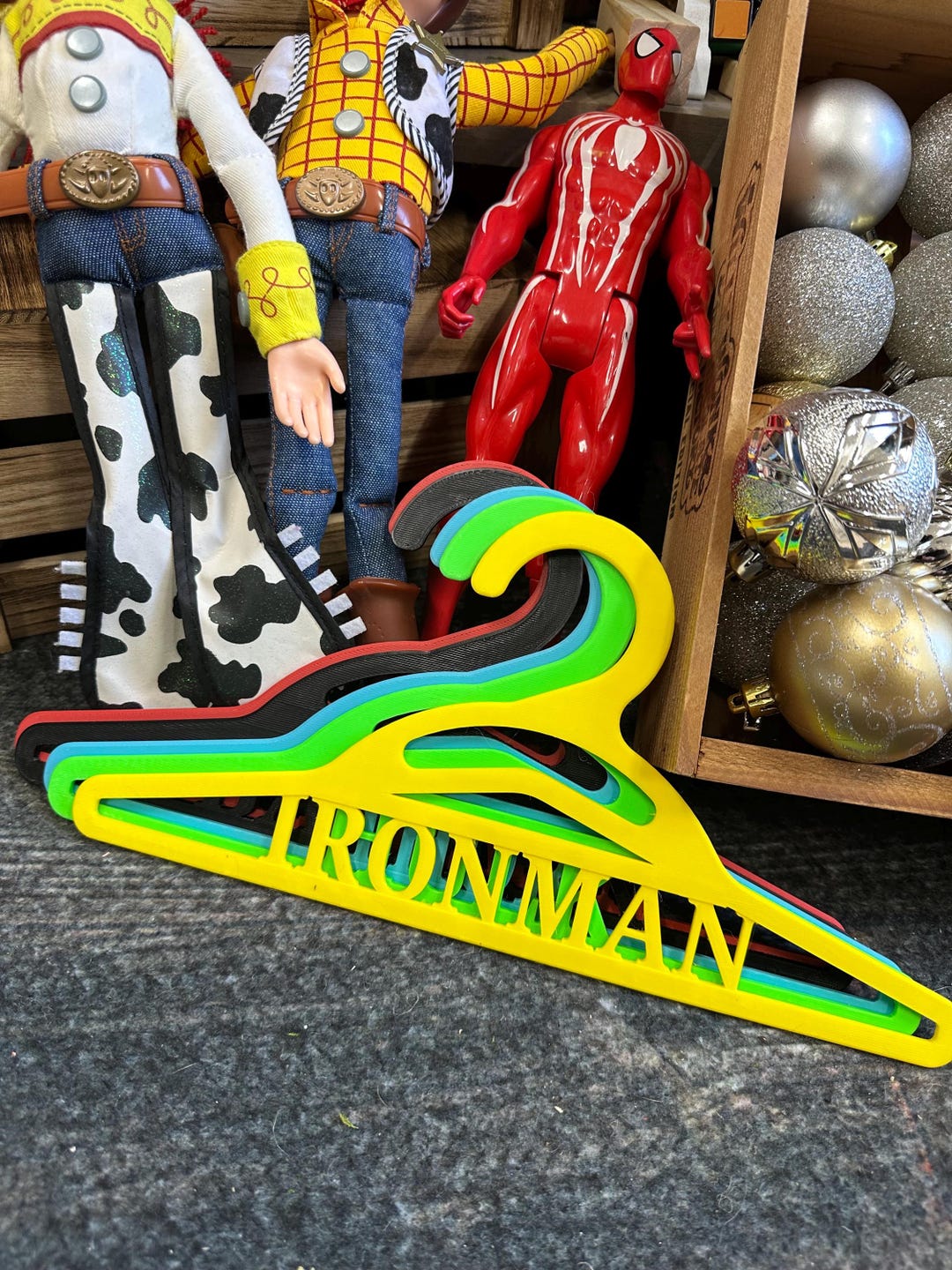 Custom Name Kids Hangers: Personalized Wooden Hangers for Children's ...