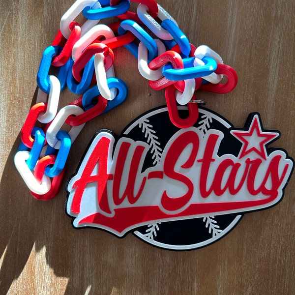 3d Custom Printed Football Chains - Etsy