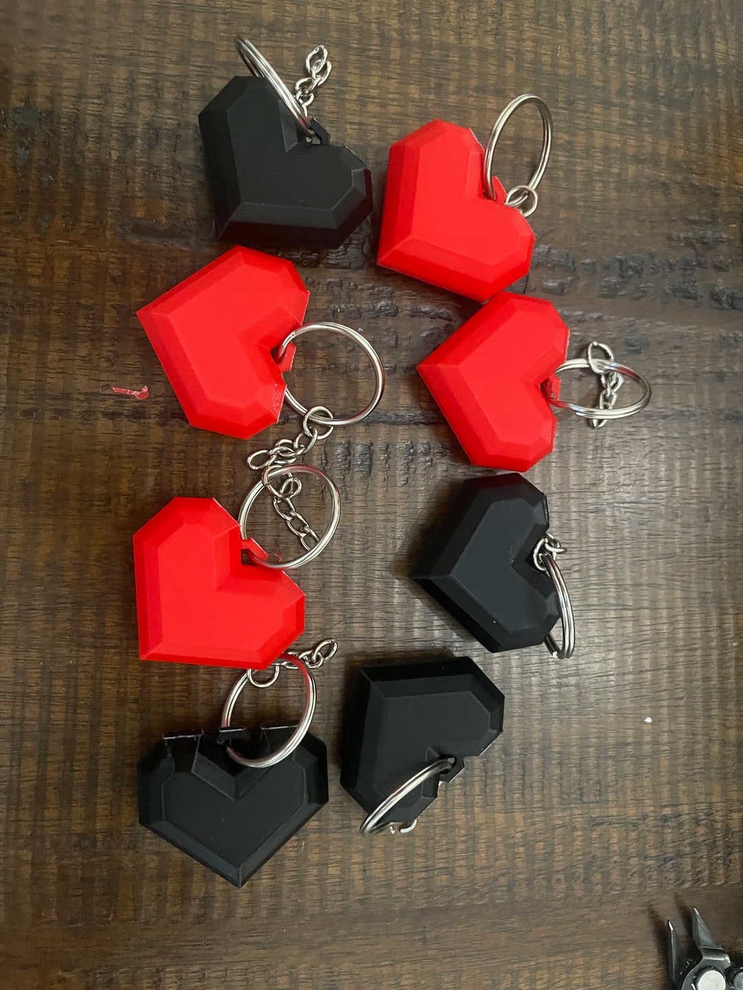 Gamer Heart Keychain | Unique Gamer Gift | Video Game Lover Accessory ...