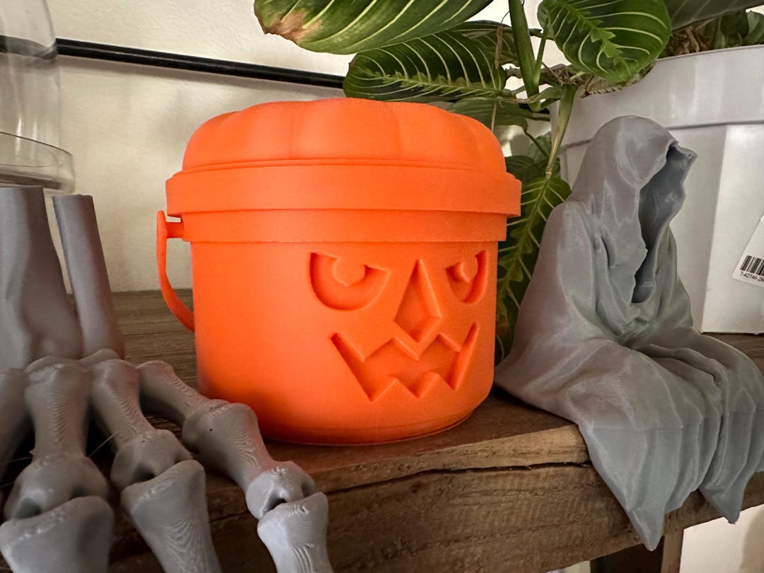 Jumbo Halloween Nostalgia Buckets With Removable Lids and With a Handle ...