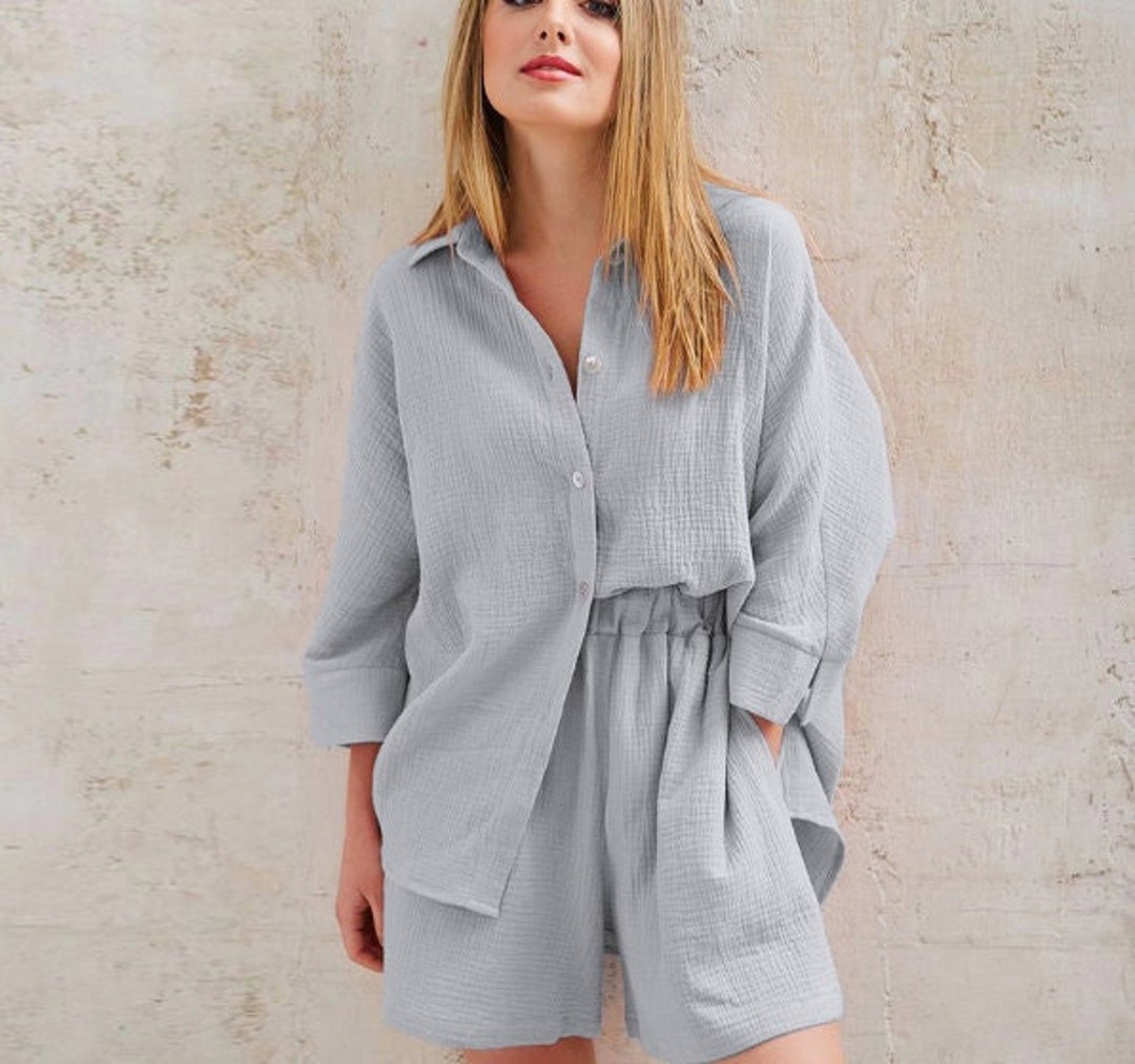 Women's Two Pieces Set, Girls Summer Two Piece Set, Y2K Suits, Casual ...