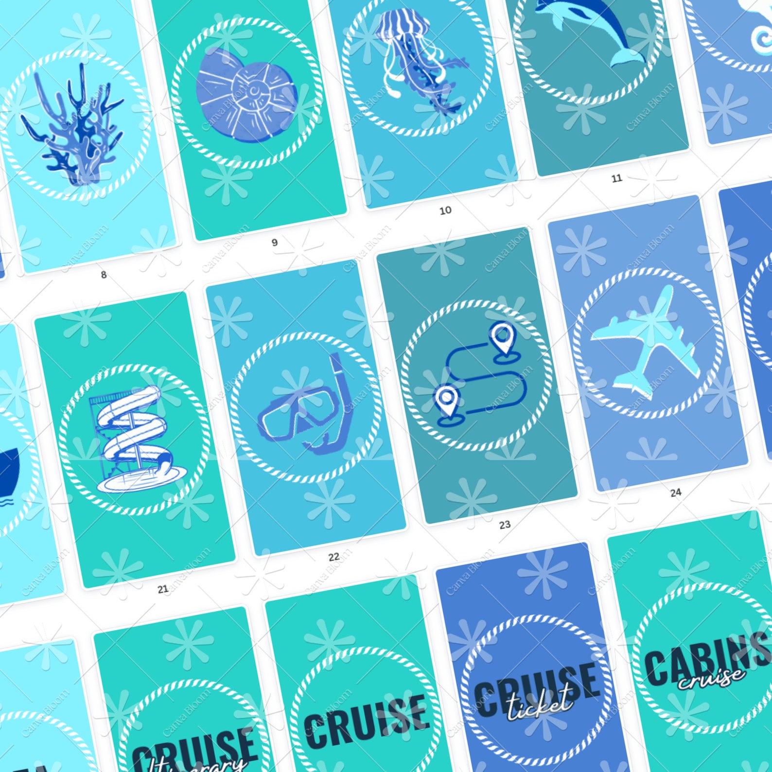 Cruise Instagram Highlight Covers, Cruise Ship Highlights, Blue ...