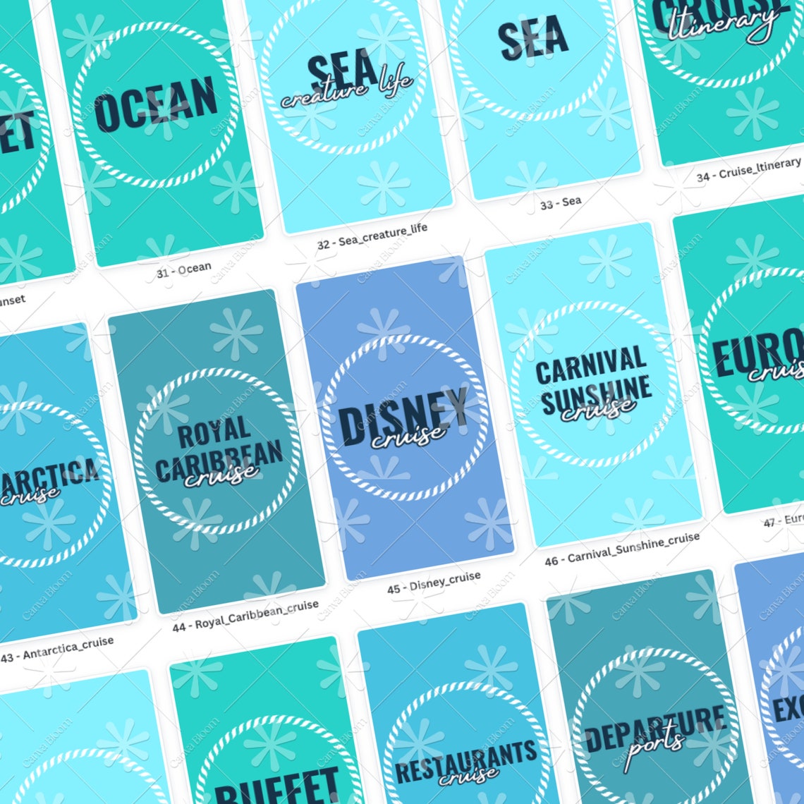 Cruise Instagram Highlight Covers, Cruise Ship Highlights, Blue ...