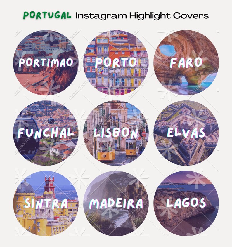 185 Instagram Highlight Cover Travel Megapack, Travel Blogger Story ...