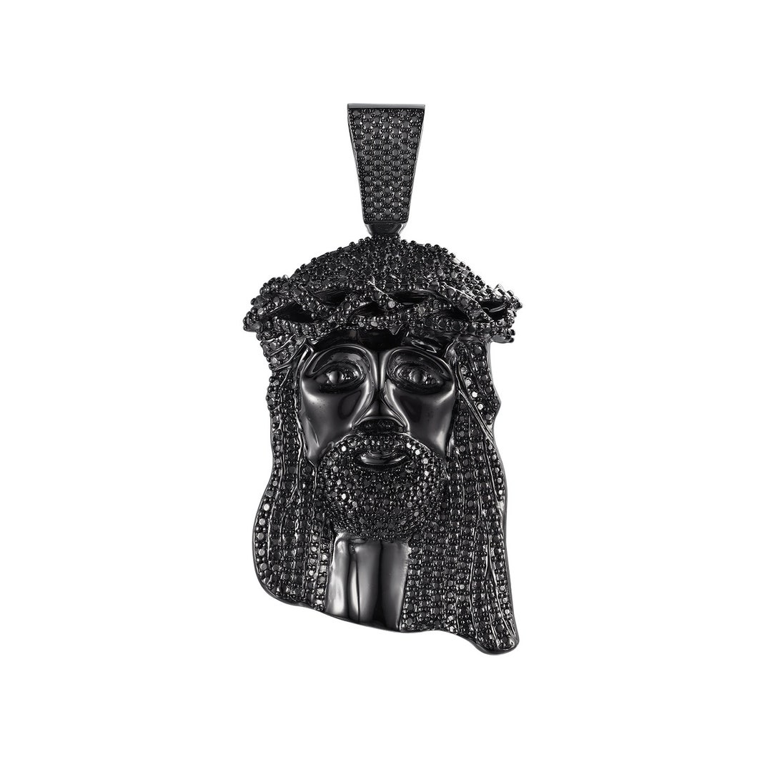 Black Jesus Piece - Kanye Black Jesus Piece - Black Rhodium Jesus Piece ...