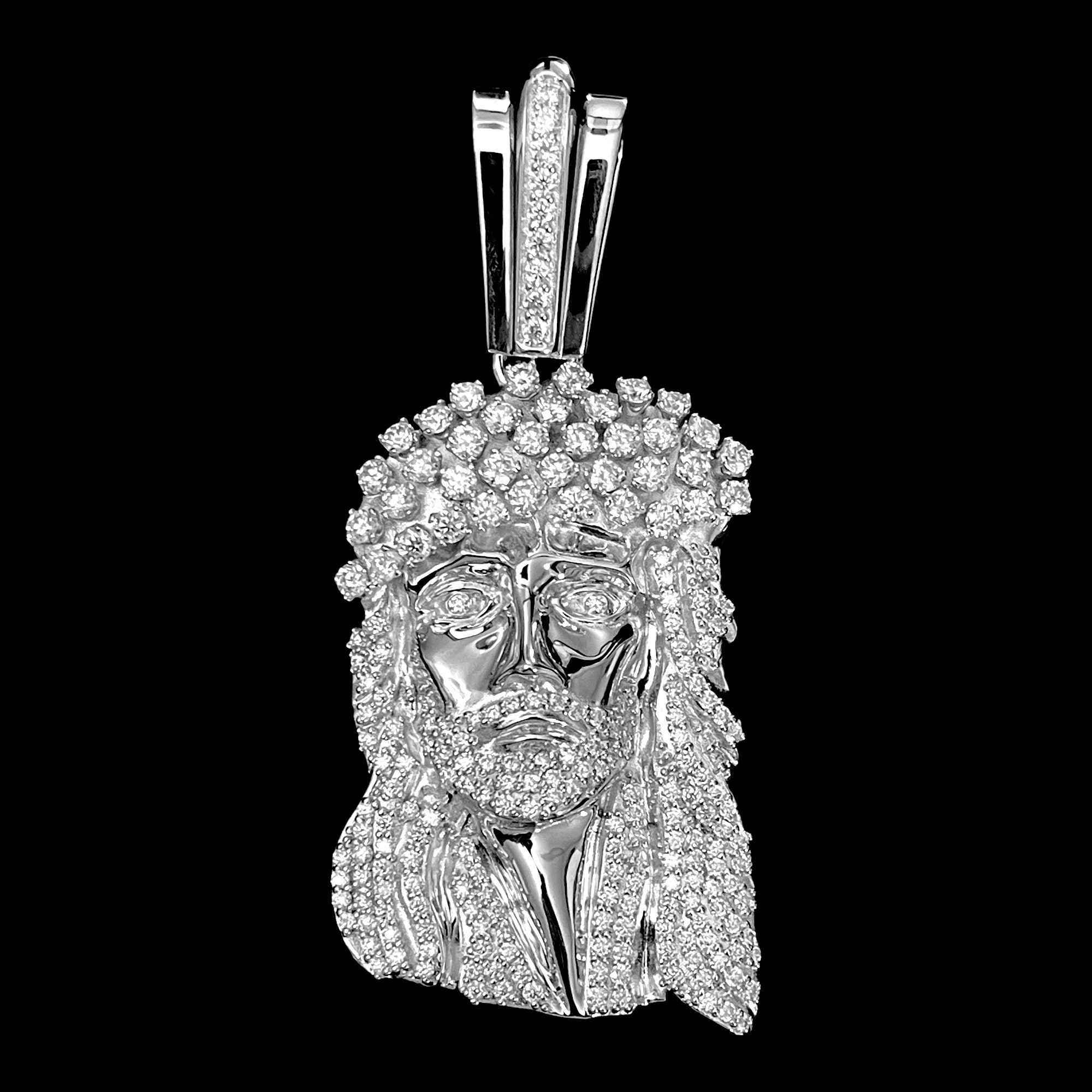 Tito Jesus Piece - Notorious Big Inspired Jesus Head Pendant - Kufi ...