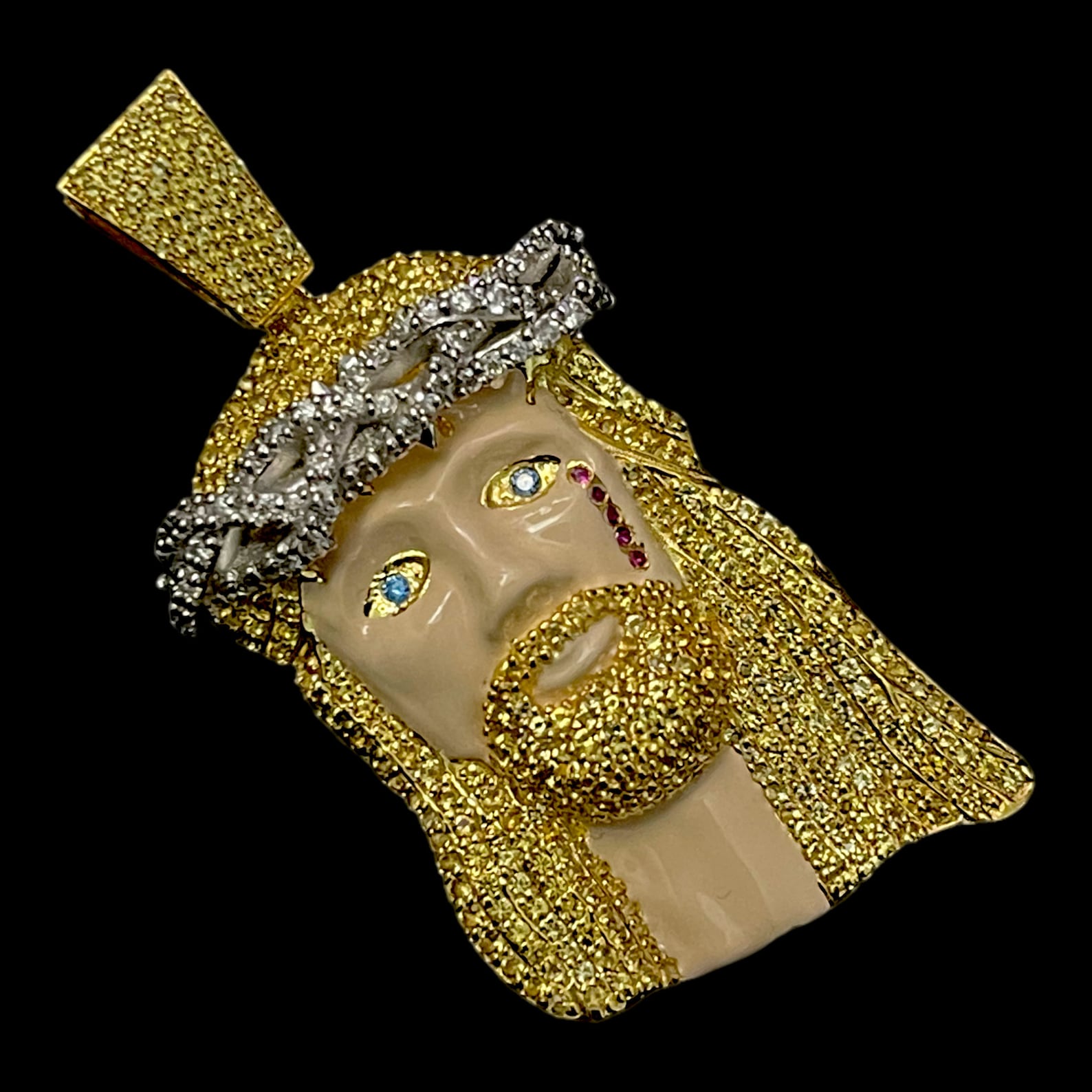 The Kanye Jesus Piece Aka the GOOD Jesus Piece With Enamel - Small Size ...
