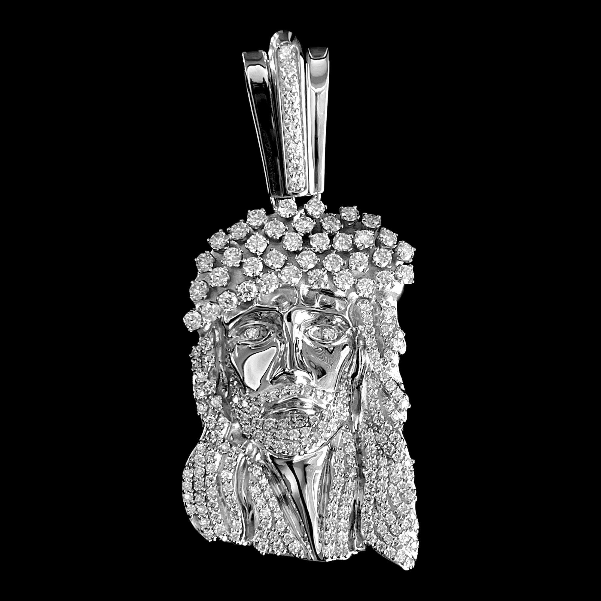 Tito Jesus Piece - Notorious Big Inspired Jesus Head Pendant - Kufi ...