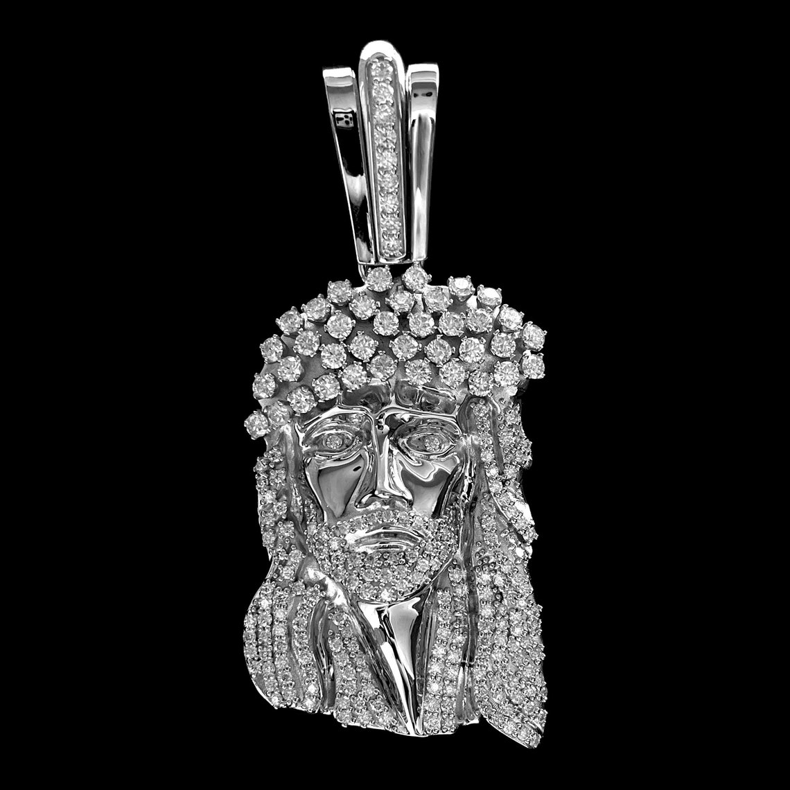 Tito Jesus Piece - Notorious Big Inspired Jesus Head Pendant - Kufi ...