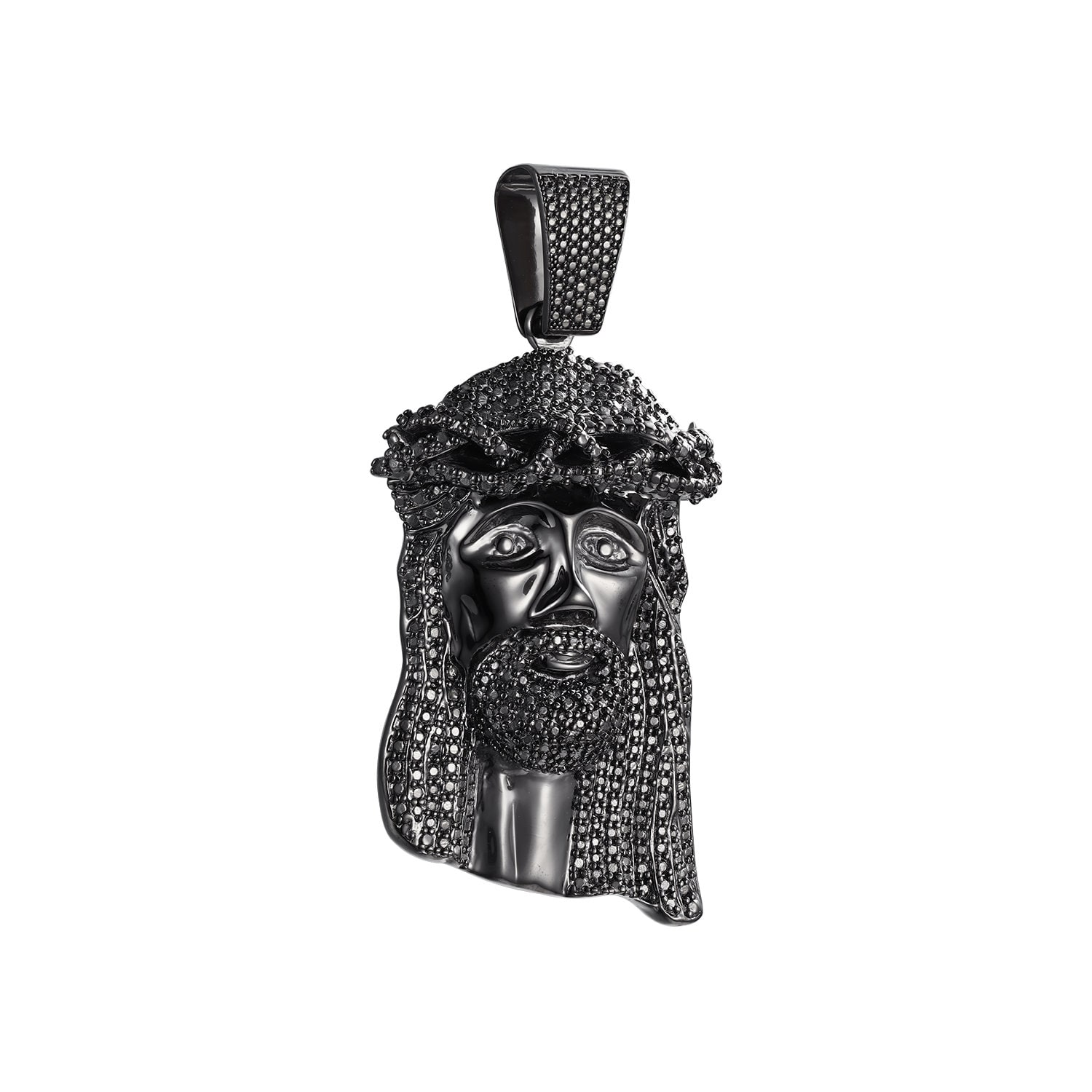 Black Jesus Piece - Kanye Black Jesus Piece - Black Rhodium Jesus Piece ...